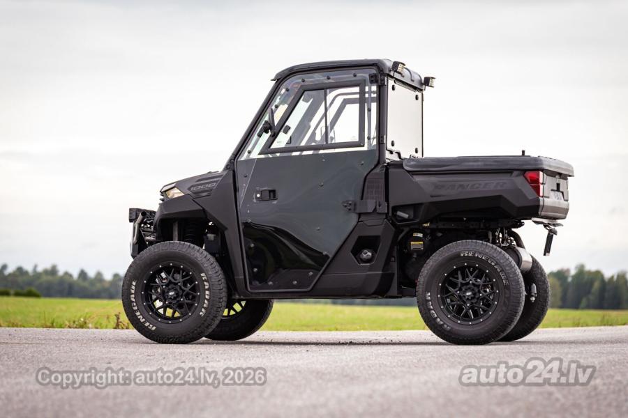 Black Polaris Ranger 2024 in Tartu, with an engine capacity of 1.00 L and mileage of 1 thousand km for 19900 €, photo 3 on AUTOMOTO.COM.LV