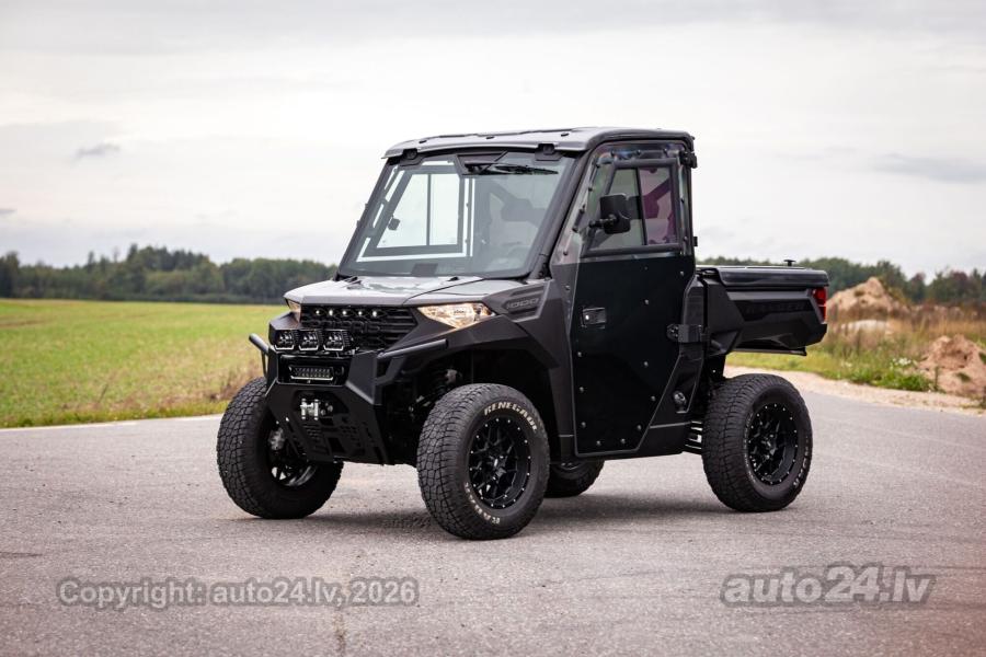 Black Polaris Ranger 2024 in Tartu, with an engine capacity of 1.00 L and mileage of 1 thousand km for 19900 €, photo 5 on AUTOMOTO.COM.LV