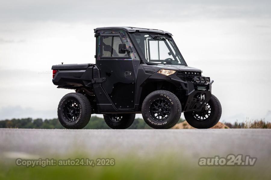 Black Polaris Ranger 2024 in Tartu, with an engine capacity of 1.00 L and mileage of 1 thousand km for 19900 €, photo 7 on AUTOMOTO.COM.LV