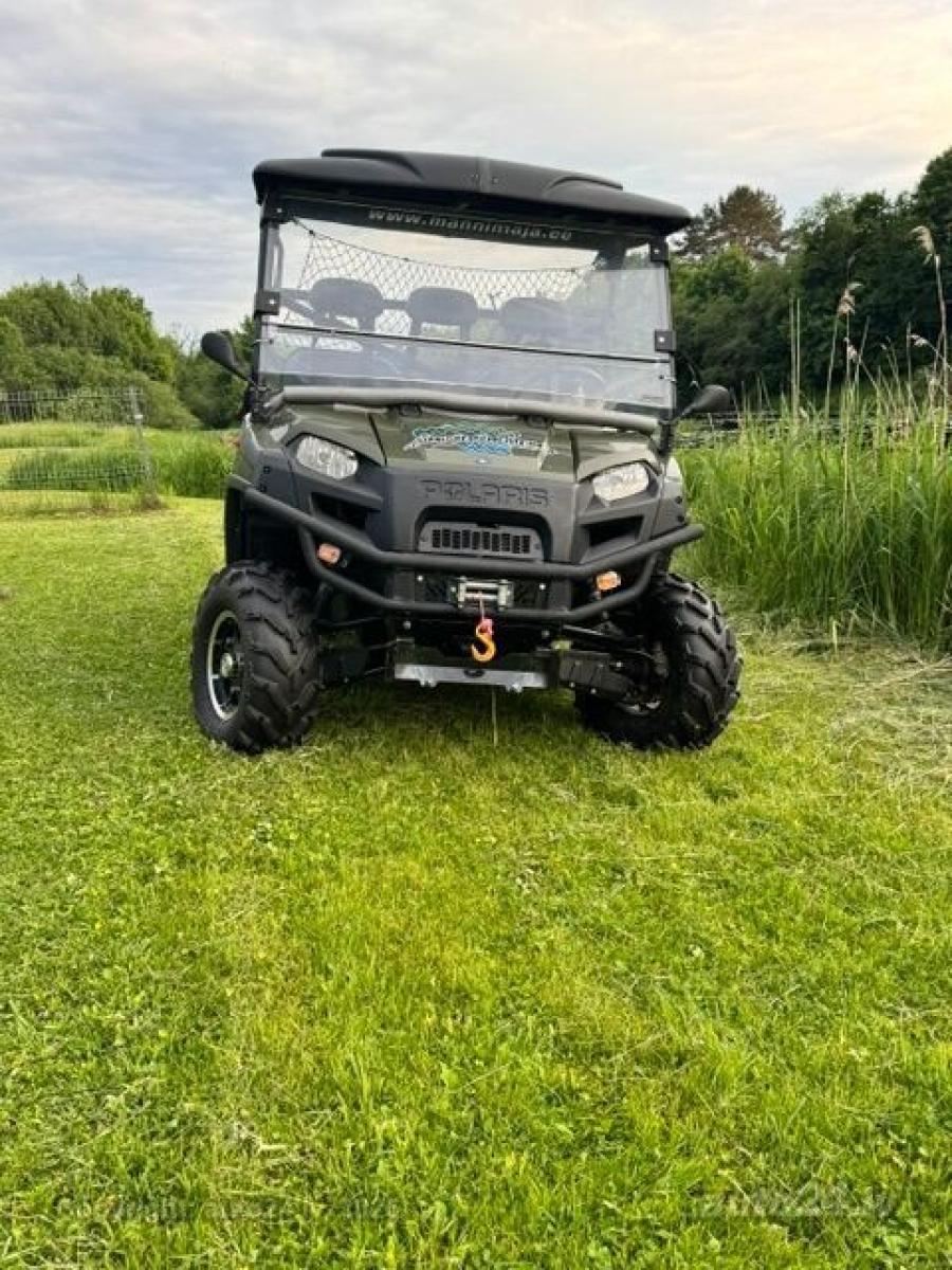 Green Polaris Ranger 2012 in Parnu, with an engine capacity of 0.80 L and mileage of 3 thousand km for 9500 €, photo 1 on AUTOMOTO.COM.LV