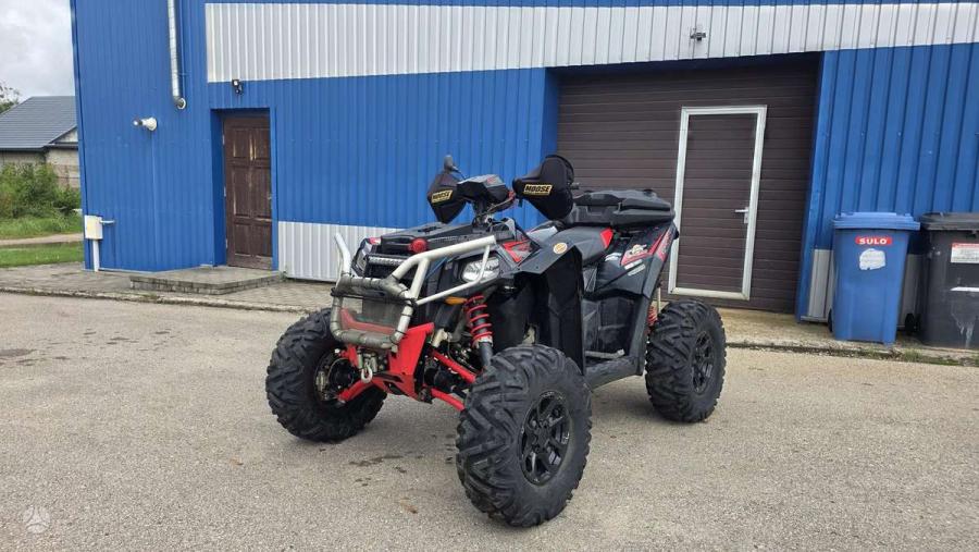 Black Polaris Scrambler 2024 in Birstonas, with an engine capacity of 1.00 L and mileage of 9 thousand km for 7500 €, photo 1 on AUTOMOTO.COM.LV
