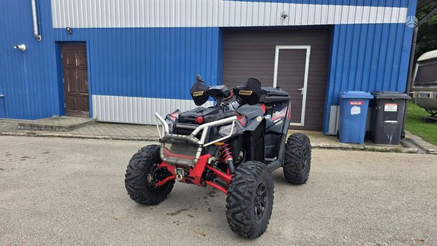 Black Polaris Scrambler 2024 in Birstonas, with an engine capacity of 1.00 L and mileage of 9 thousand km for 7500 €, photo 3 on AUTOMOTO.COM.LV
