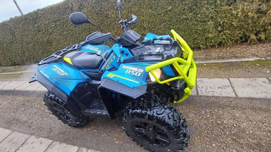 Blue Polaris Scrambler 2018 in Jurbarkas, with an engine capacity of 0.85 L and mileage of 4 thousand km for 7500 €, photo 1 on AUTOMOTO.COM.LV