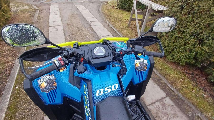 Blue Polaris Scrambler 2018 in Jurbarkas, with an engine capacity of 0.85 L and mileage of 4 thousand km for 7500 €, photo 3 on AUTOMOTO.COM.LV