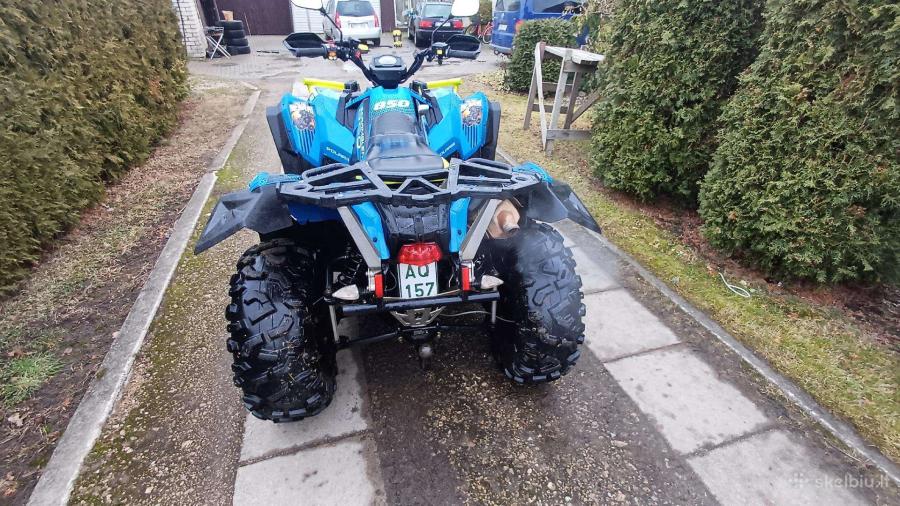 Blue Polaris Scrambler 2018 in Jurbarkas, with an engine capacity of 0.85 L and mileage of 4 thousand km for 7500 €, photo 4 on AUTOMOTO.COM.LV