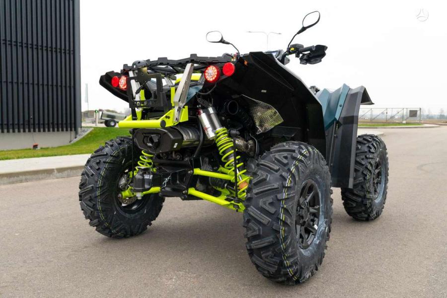 Green Polaris Scrambler 2026 in Kaunas, with an engine capacity of 1.00 L and mileage of 0 thousand km for 18000 €, photo 9 on AUTOMOTO.COM.LV