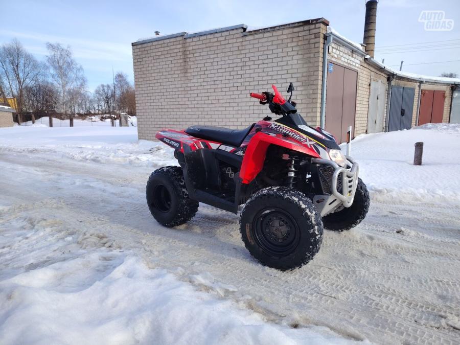 Polaris Scrambler 2012 in Taurage, with an engine capacity of 0.50 L and mileage of 6 thousand km for 3500 €, photo 1 on AUTOMOTO.COM.LV
