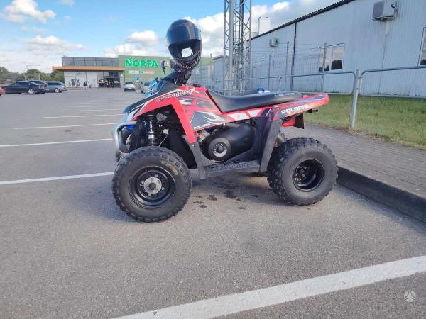 Красный Полярис Scrambler 2012 в Таураге, объемом двигателя 0.50 л и пробегом 6 тыс. км за 3200 €, фото 8 на AUTOMOTO.COM.LV