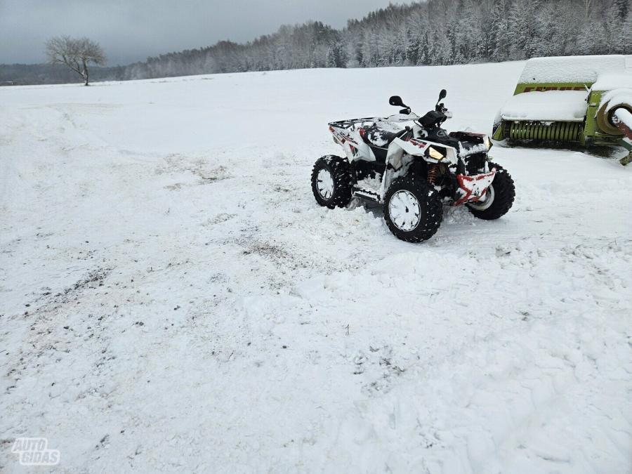 White Polaris Scrambler 2016 in Kelme, with an engine capacity of 1.00 L and mileage of 900 thousand km for 5300 €, photo 1 on AUTOMOTO.COM.LV