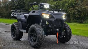 Black Polaris Sportsman 570 2025 in Tallinn, with an engine capacity of 0.00 L and mileage of 0 thousand km for 8650 €, photo 1 on AUTOMOTO.COM.LV