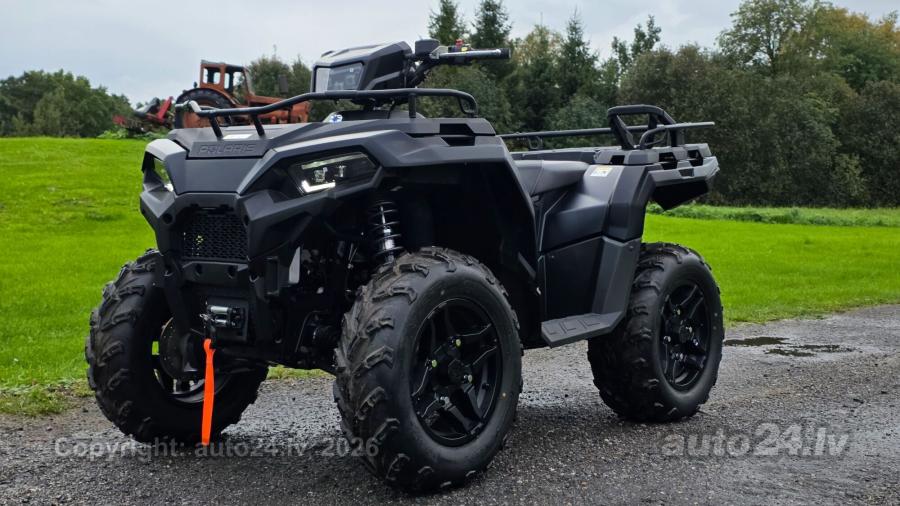 Black Polaris Sportsman 570 2025 in Tallinn, with an engine capacity of 0.00 L and mileage of 0 thousand km for 8650 €, photo 7 on AUTOMOTO.COM.LV