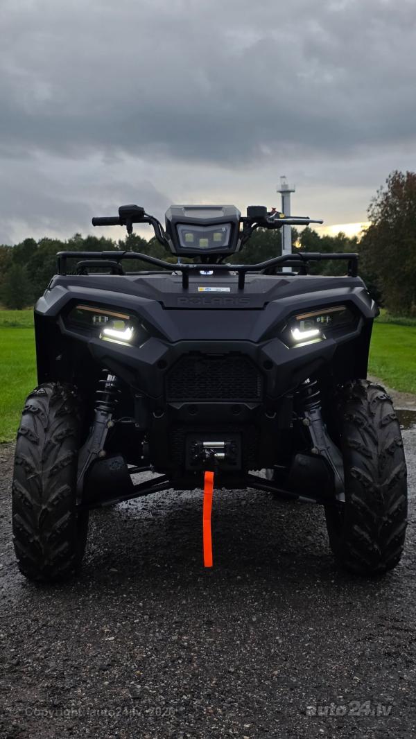 Black Polaris Sportsman 570 2025 in Tallinn, with an engine capacity of 0.00 L and mileage of 0 thousand km for 8650 €, photo 10 on AUTOMOTO.COM.LV