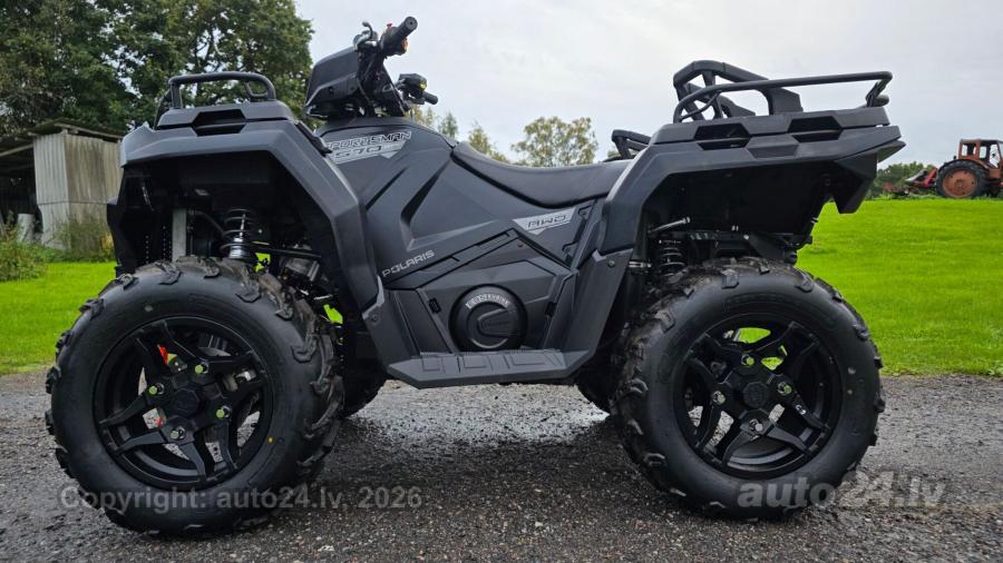 Black Polaris Sportsman 570 2025 in Tallinn, with an engine capacity of 0.00 L and mileage of 0 thousand km for 8650 €, photo 12 on AUTOMOTO.COM.LV