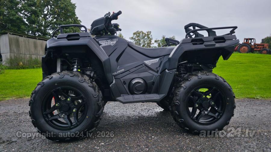 Black Polaris Sportsman 570 2025 in Tallinn, with an engine capacity of 0.00 L and mileage of 0 thousand km for 8650 €, photo 25 on AUTOMOTO.COM.LV