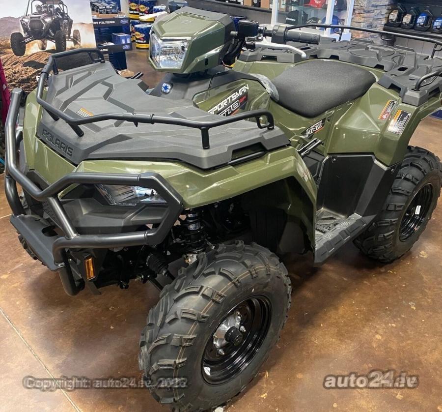 Green Polaris Sportsman 570 2022 in Parnu, with an engine capacity of 0.60 L and mileage of 1 thousand km for 7990 €, photo 1 on AUTOMOTO.COM.LV