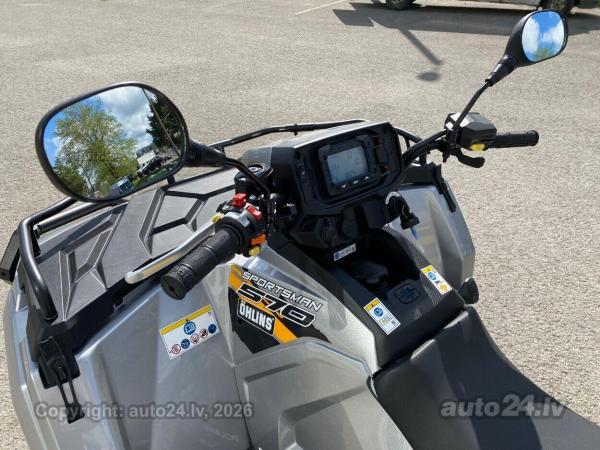 Серый Полярис Sportsman 570 2024 в Таллин, объемом двигателя 0.57 л и пробегом 1 тыс. км за 14190 €, фото 8 на AUTOMOTO.COM.LV