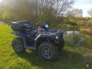 Black Polaris Sportsman 2015 in Kedainiai, with an engine capacity of 1.00 L and mileage of 2 thousand km for 6900 €, photo 8 on AUTOMOTO.COM.LV