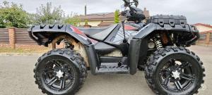 Black Polaris Sportsman 2015 in Alytus, with an engine capacity of 1.00 L and mileage of 8 thousand km for 7300 €, photo 4 on AUTOMOTO.COM.LV