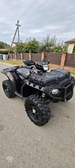 Black Polaris Sportsman 2015 in Alytus, with an engine capacity of 1.00 L and mileage of 8 thousand km for 7300 €, photo 10 on AUTOMOTO.COM.LV