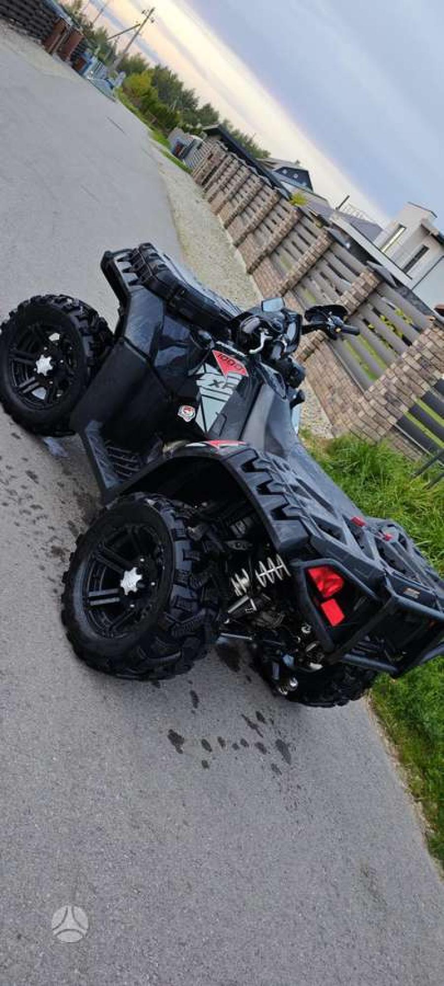 Black Polaris Sportsman 2015 in Alytus, with an engine capacity of 1.00 L and mileage of 8 thousand km for 7300 €, photo 14 on AUTOMOTO.COM.LV
