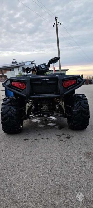 Black Polaris Sportsman 2015 in Alytus, with an engine capacity of 1.00 L and mileage of 8 thousand km for 7300 €, photo 15 on AUTOMOTO.COM.LV