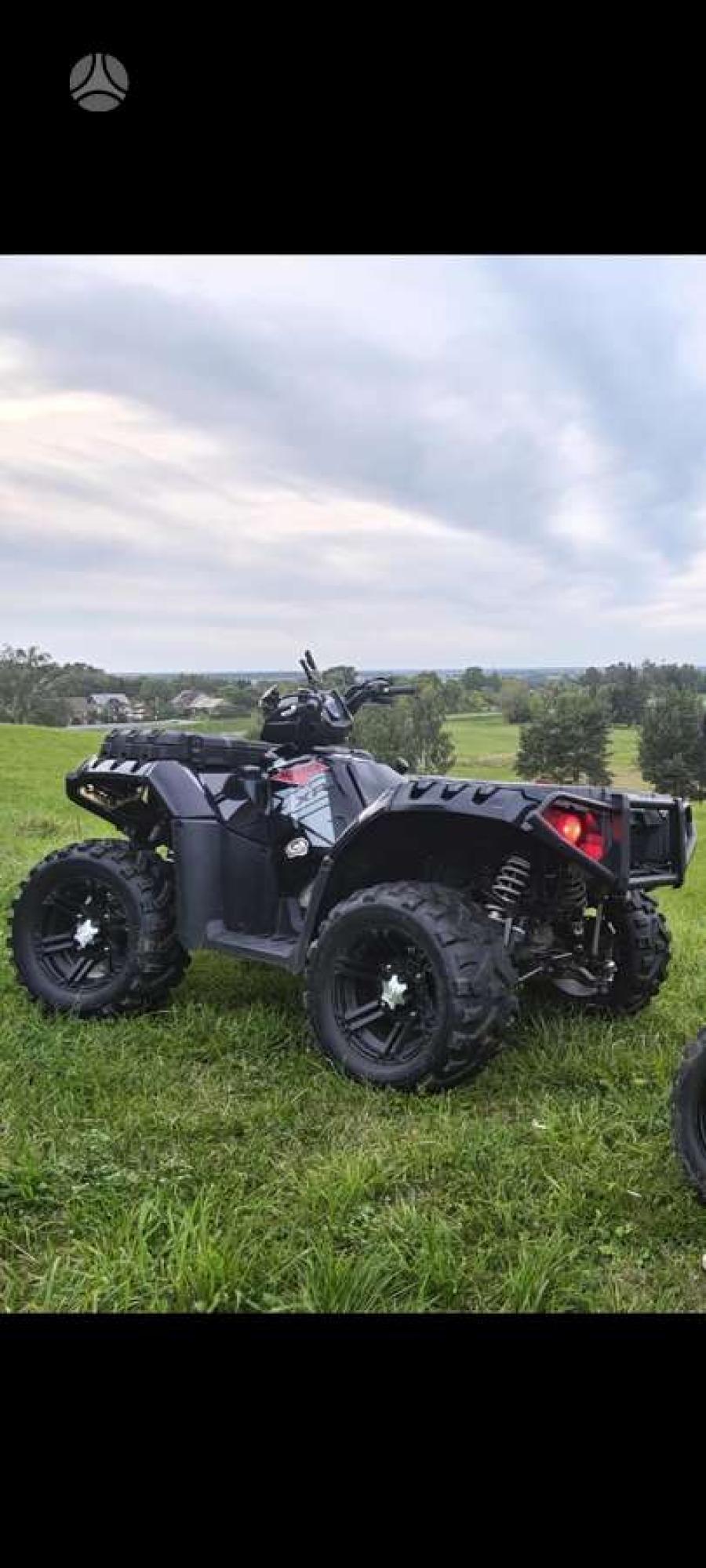 Black Polaris Sportsman 2015 in Alytus, with an engine capacity of 1.00 L and mileage of 8 thousand km for 7300 €, photo 19 on AUTOMOTO.COM.LV