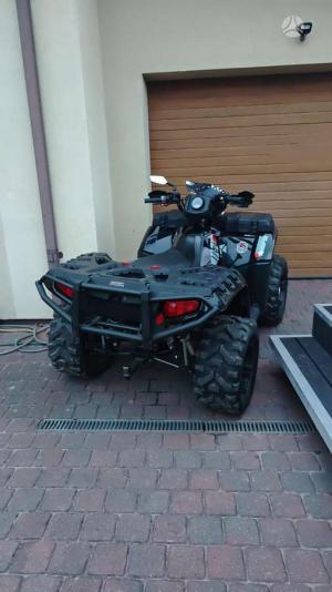 Black Polaris Sportsman 2015 in Alytus, with an engine capacity of 1.00 L and mileage of 8 thousand km for 7300 €, photo 20 on AUTOMOTO.COM.LV