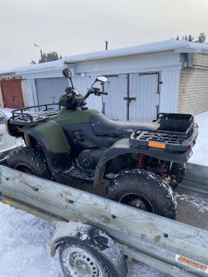 Green Polaris Sportsman 2004 in Alytus, with an engine capacity of 0.68 L and mileage of 9 thousand km for 3000 €, photo  on AUTOMOTO.COM.LV