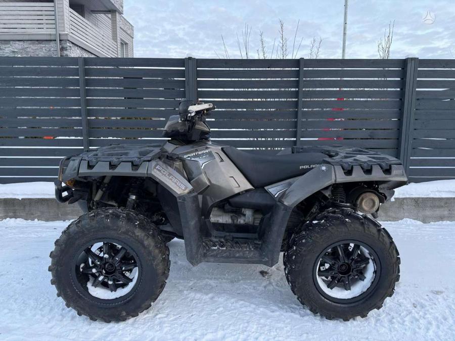 Pelēks Polaris Sportsman 2013 Šilutė, ar dzinēja tilpumu 0.85 L un nobraukumu 6 tūkst. km par 5700 €, foto 2 vietnē AUTOMOTO.COM.LV