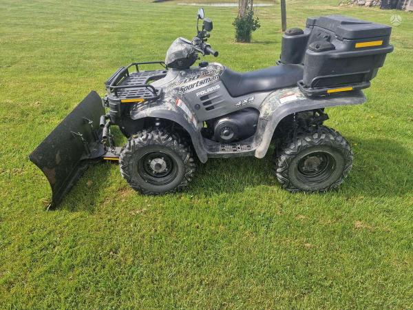 Polaris Sportsman 2003 in Plunge, with an engine capacity of 0.70 L and mileage of 5 thousand km for 3600 €, photo 1 on AUTOMOTO.COM.LV