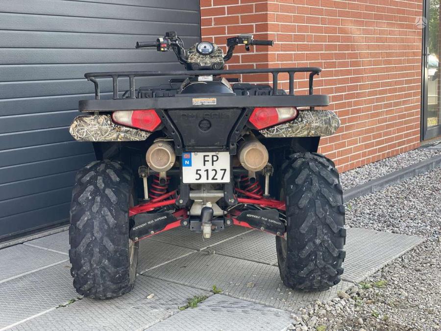 Polaris Sportsman 2005 in Raseiniai, with an engine capacity of 0.80 L and mileage of 2 thousand km for 4500 €, photo 5 on AUTOMOTO.COM.LV