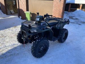 Polaris Sportsman 2018 Telšiai, ar dzinēja tilpumu 0.85 L un nobraukumu 2 tūkst. km par 6300 €, foto  vietnē AUTOMOTO.COM.LV