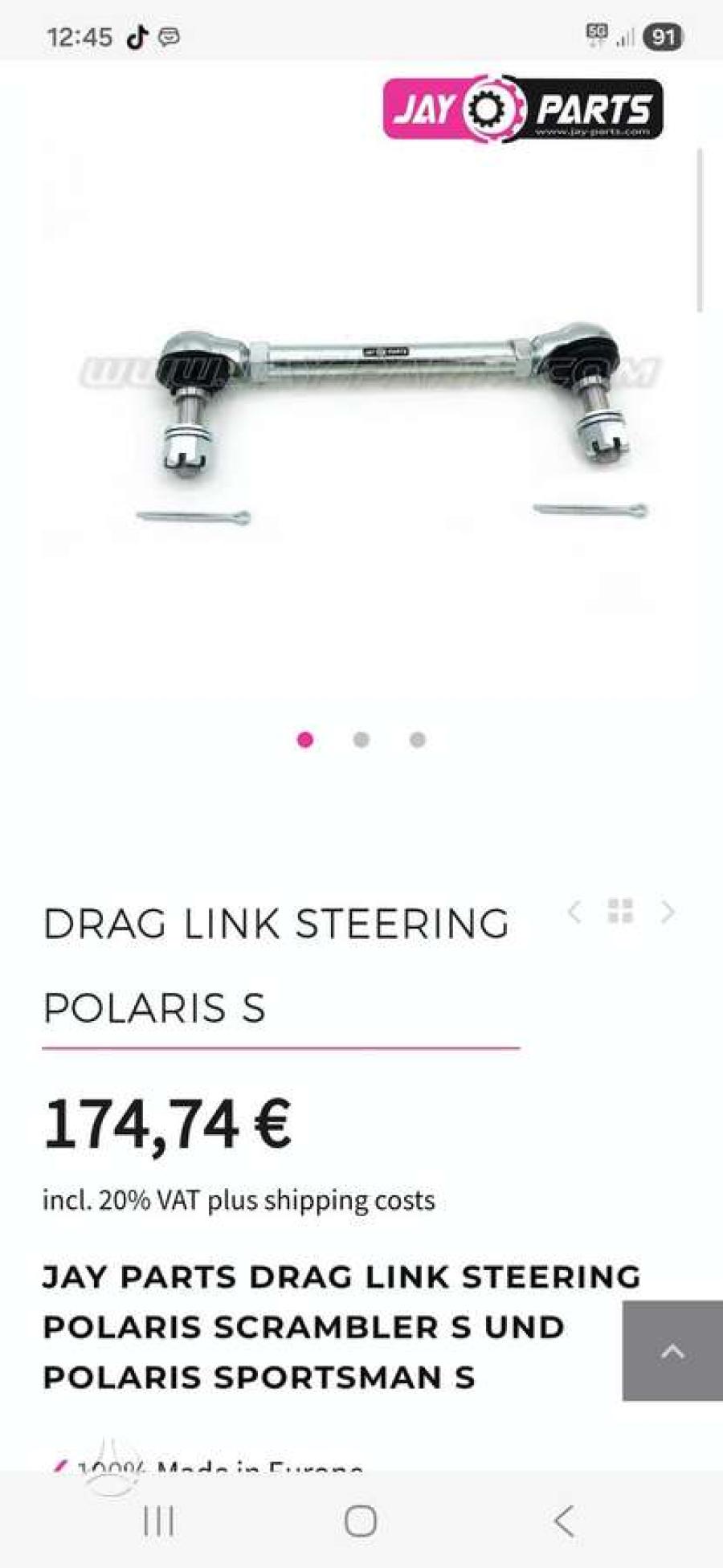 Polaris Sportsman 2023 Šilutė, ar dzinēja tilpumu 1.00 L un nobraukumu 2 tūkst. km par 12500 €, foto 21 vietnē AUTOMOTO.COM.LV