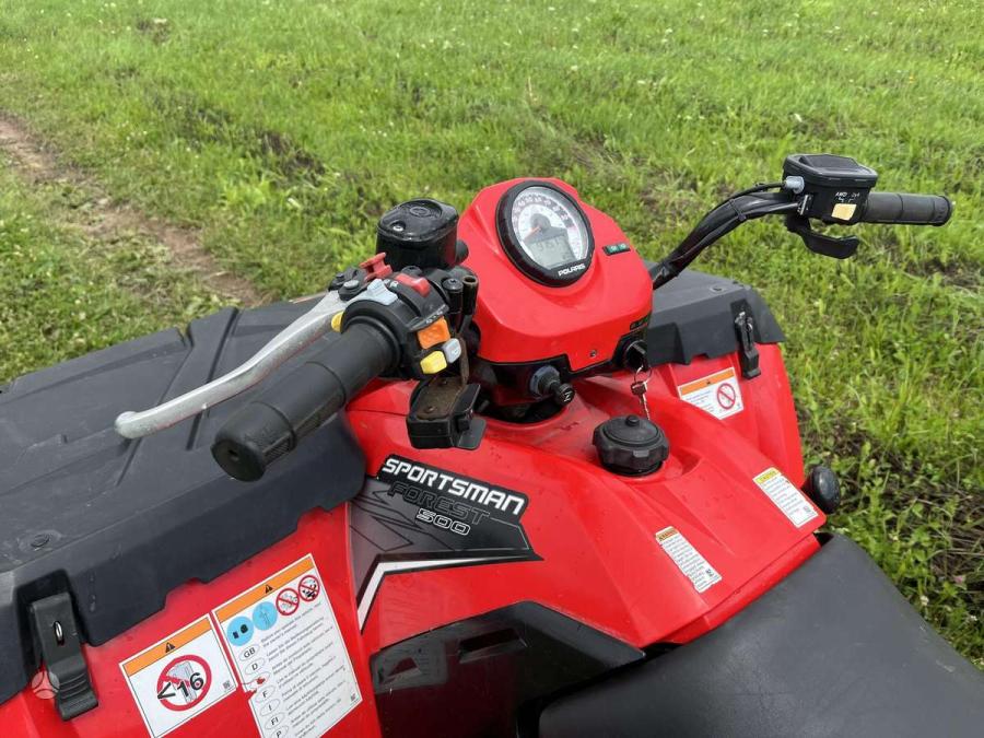 Красный Полярис Sportsman 2013 в Каунас, объемом двигателя 0.50 л и пробегом 2 тыс. км за 3200 €, фото 6 на AUTOMOTO.COM.LV