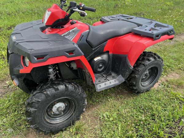 Red Polaris Sportsman 2013 in Kaunas, with an engine capacity of 0.50 L and mileage of 2 thousand km for 3200 €, photo 3 on AUTOMOTO.COM.LV
