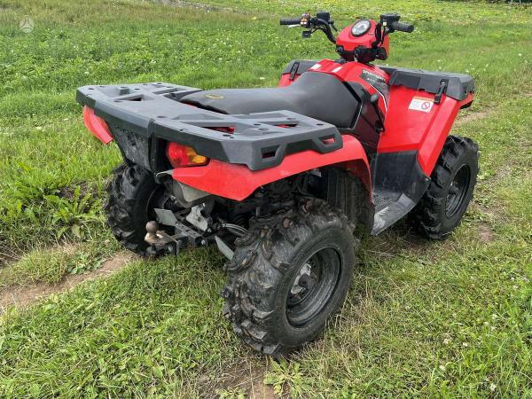 Red Polaris Sportsman 2013 in Kaunas, with an engine capacity of 0.50 L and mileage of 2 thousand km for 3200 €, photo 6 on AUTOMOTO.COM.LV