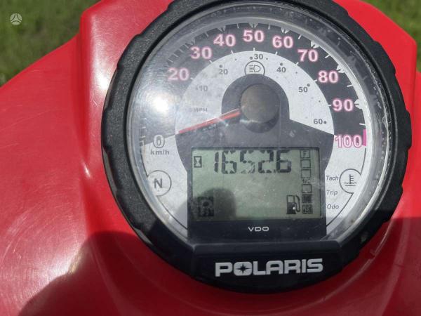 Red Polaris Sportsman 2013 in Kaunas, with an engine capacity of 0.50 L and mileage of 2 thousand km for 3200 €, photo 8 on AUTOMOTO.COM.LV