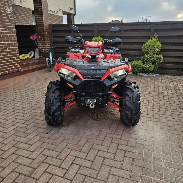 Red Polaris Sportsman 2019 in Klaipeda, with an engine capacity of 0.95 L and mileage of 3 thousand km for 7900 €, photo 2 on AUTOMOTO.COM.LV