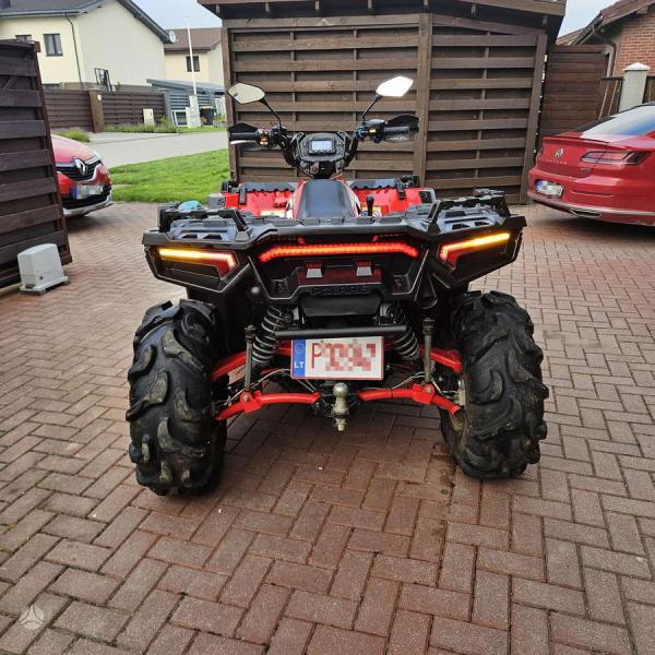 Red Polaris Sportsman 2019 in Klaipeda, with an engine capacity of 0.95 L and mileage of 3 thousand km for 7900 €, photo 3 on AUTOMOTO.COM.LV