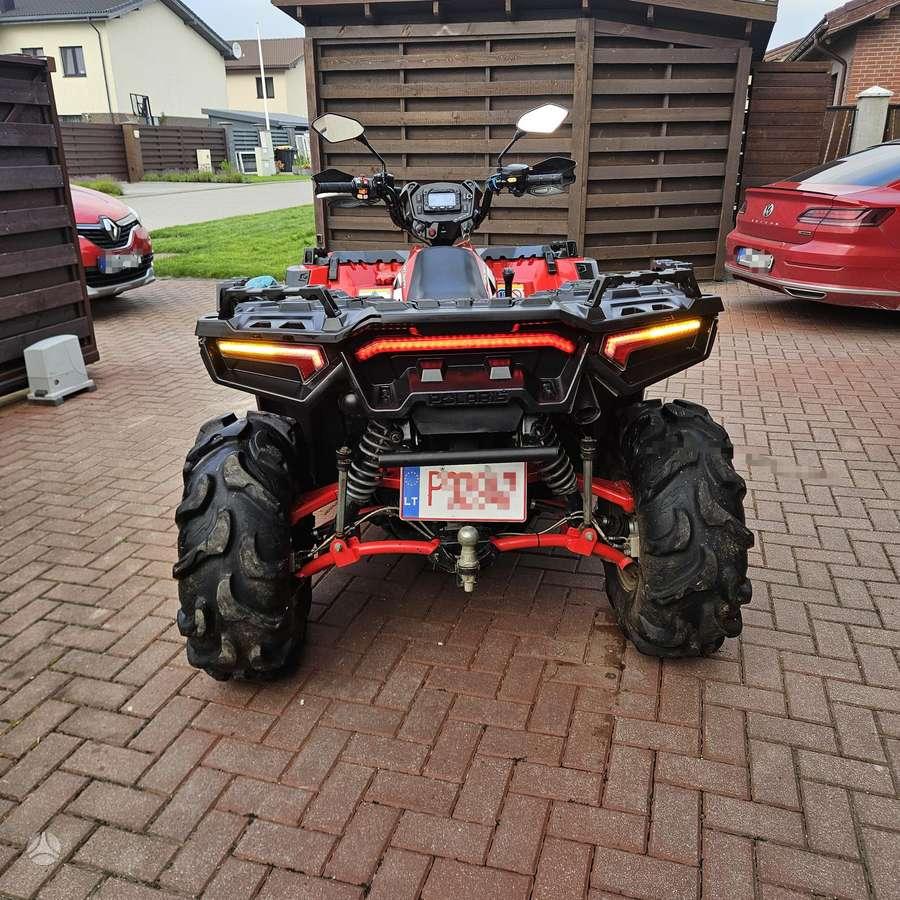 Red Polaris Sportsman 2019 in Klaipeda, with an engine capacity of 0.95 L and mileage of 3 thousand km for 7900 €, photo 4 on AUTOMOTO.COM.LV