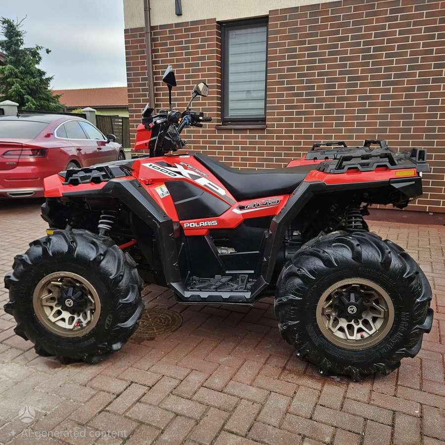 Red Polaris Sportsman 2019 in Klaipeda, with an engine capacity of 0.95 L and mileage of 3 thousand km for 7900 €, photo 8 on AUTOMOTO.COM.LV