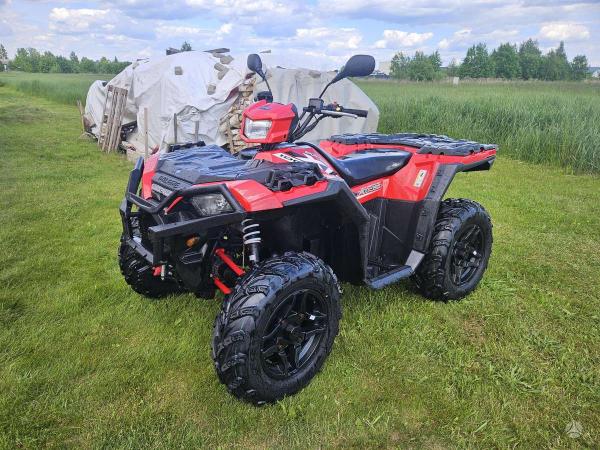 Красный Полярис Sportsman 2019 в Паневежис, объемом двигателя 0.95 л и пробегом 14 тыс. км за 7950 €, фото 2 на AUTOMOTO.COM.LV