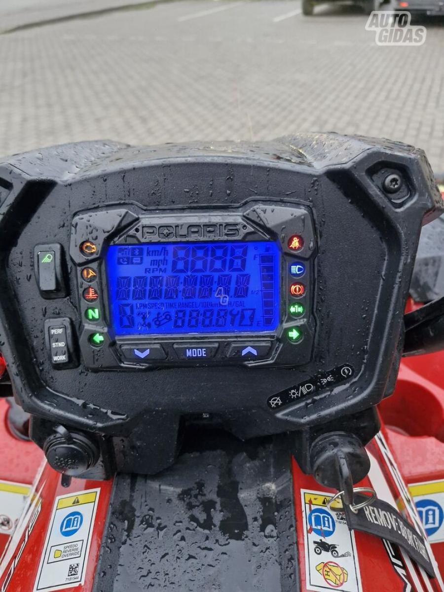 Sarkans Polaris Sportsman 2019 Šauļi, ar dzinēja tilpumu 1.00 L un nobraukumu 7 tūkst. km par 7350 €, foto 9 vietnē AUTOMOTO.COM.LV