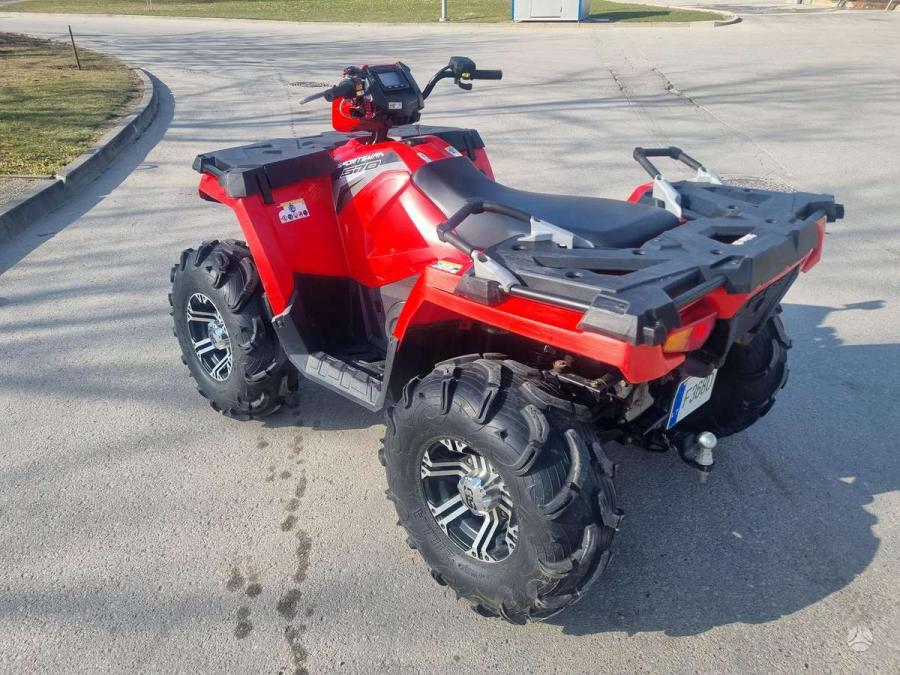 Красный Полярис Sportsman 2020 в Акмяне, объемом двигателя 0.57 л и пробегом 1 тыс. км за 5400 €, фото 3 на AUTOMOTO.COM.LV