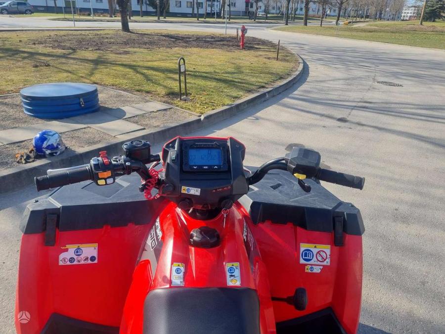 Красный Полярис Sportsman 2020 в Акмяне, объемом двигателя 0.57 л и пробегом 1 тыс. км за 5400 €, фото 7 на AUTOMOTO.COM.LV