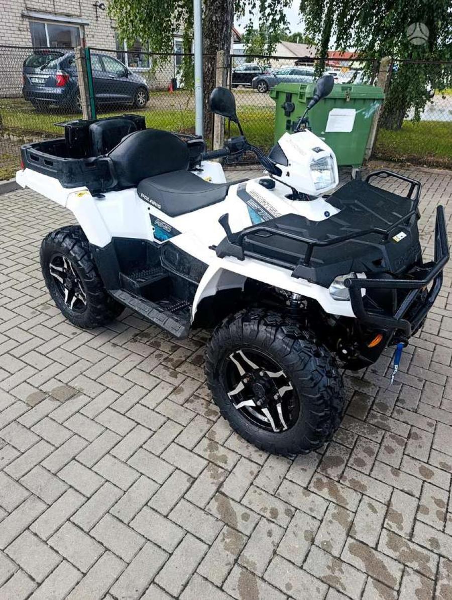 White Polaris Sportsman 2017 in Silute, with an engine capacity of 0.33 L and mileage of 0 thousand km for 5500 €, photo 1 on AUTOMOTO.COM.LV
