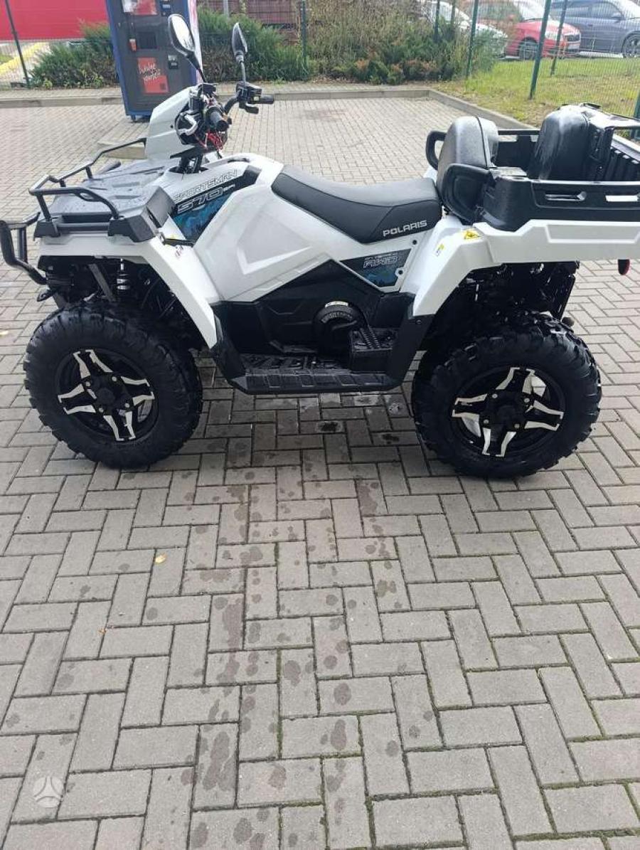 White Polaris Sportsman 2017 in Silute, with an engine capacity of 0.33 L and mileage of 0 thousand km for 5500 €, photo 4 on AUTOMOTO.COM.LV
