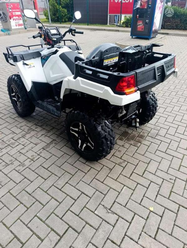 White Polaris Sportsman 2017 in Silute, with an engine capacity of 0.33 L and mileage of 0 thousand km for 5500 €, photo 5 on AUTOMOTO.COM.LV