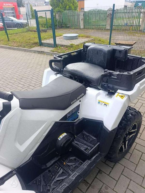 White Polaris Sportsman 2017 in Silute, with an engine capacity of 0.33 L and mileage of 0 thousand km for 5500 €, photo 6 on AUTOMOTO.COM.LV