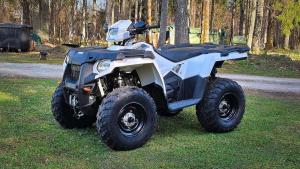 White Polaris Sportsman 2019 in Rapla, with an engine capacity of 0.57 L and mileage of 4 thousand km for 5190 €, photo 3 on AUTOMOTO.COM.LV